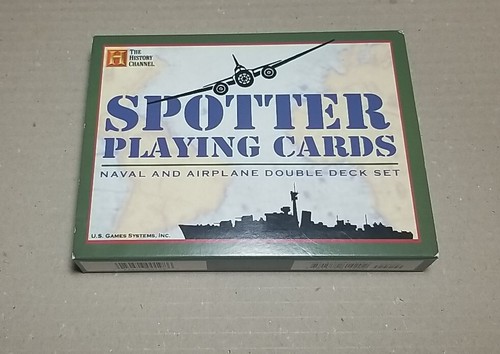 Spotter Playing Cards 2003 Naval and Airplane Double Deck Card Set ...