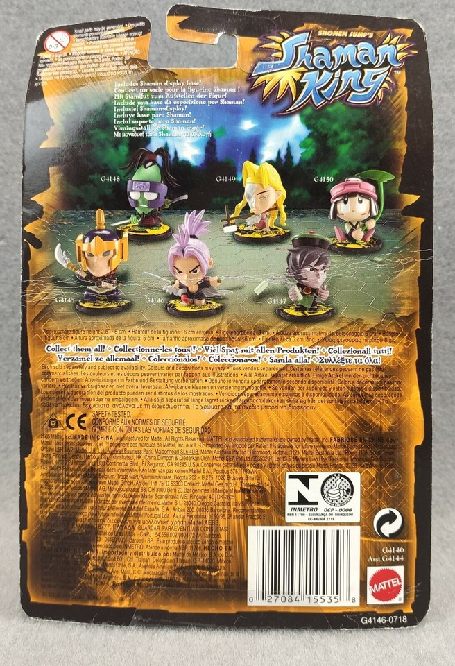 Amidamaru Shaman King Big Head Mini Action Figure Big Head Mattel ...