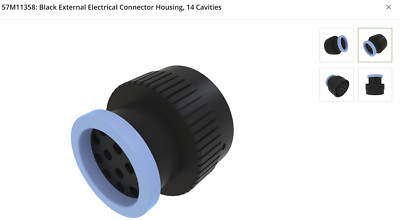 John Deere 57M11358 Electrical Connector Plug 14 Pin GATOR SKID STEER ...