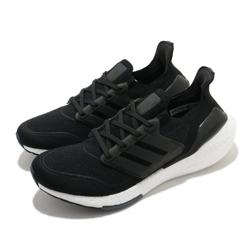 adidas UltraBOOST 21 Black White Women Running Casual Shoes Sneakers ...