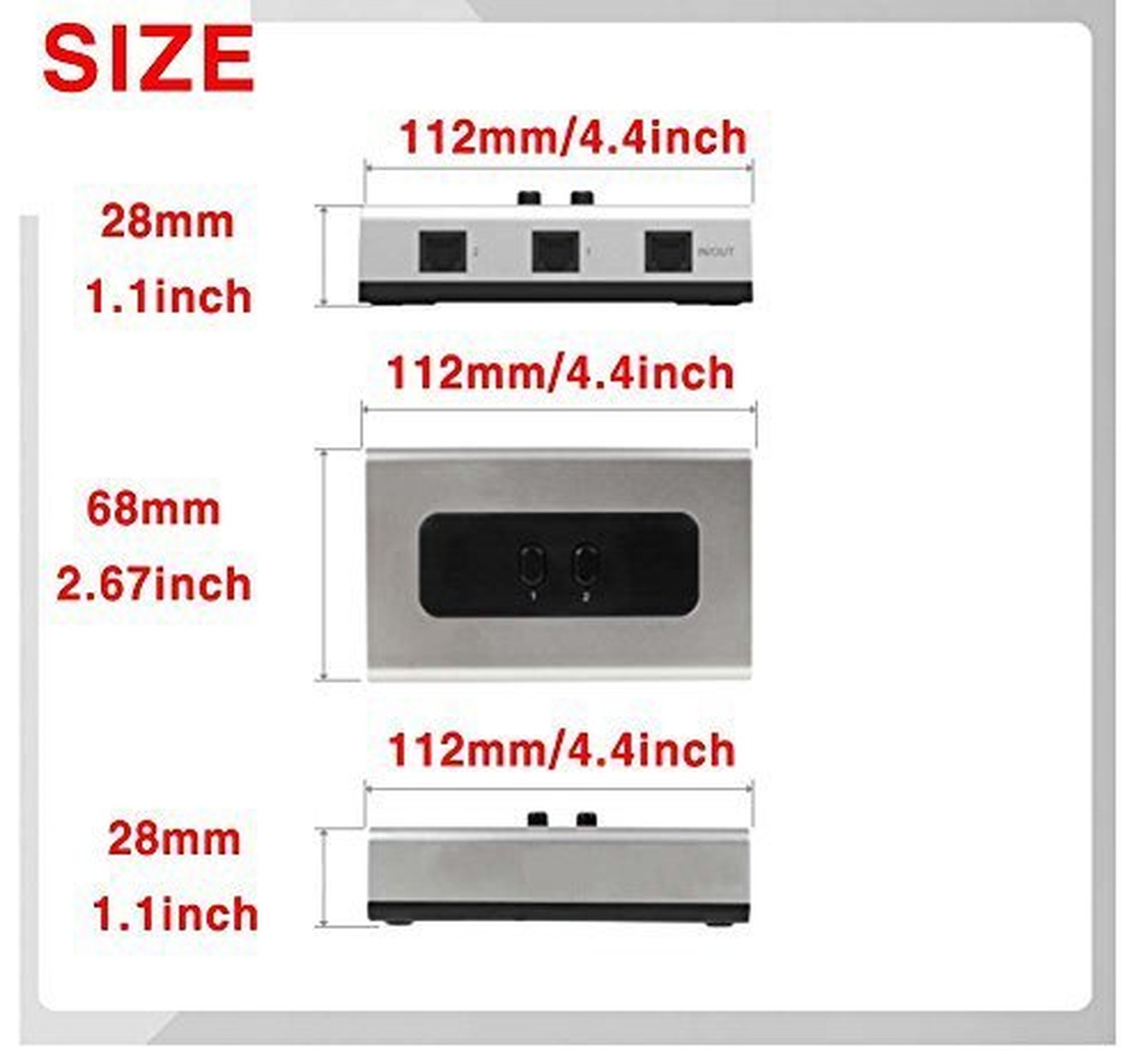 2PORT RJ11 RJ12 Manual Sharing Telephone Switch Box Phone selector | eBay