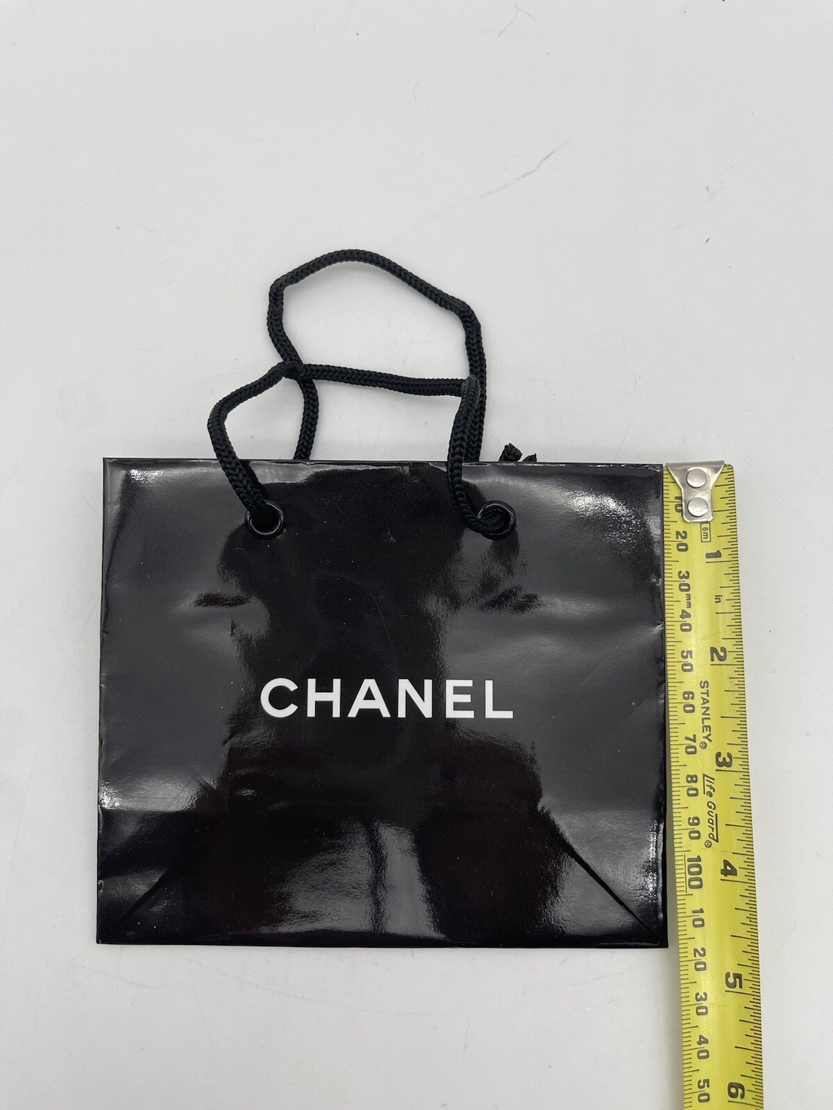 NEW Authentic CHANEL Paper Bag 5.5” x 4.75” x 2.25” Gift Bag Black ...