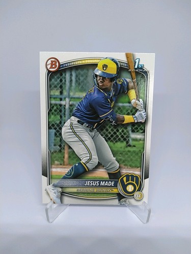 2025 1st Bowman Jesus Made (RC) # BP-66 Milwaukee Brewers | eBay