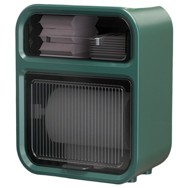 Wall Mounted Bathroom Tissue Box Dispenser With Drawer Toilet Paper ...