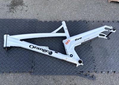 Orange Five Frame. Large, 18”. White. 27.5” Wheels. | eBay UK
