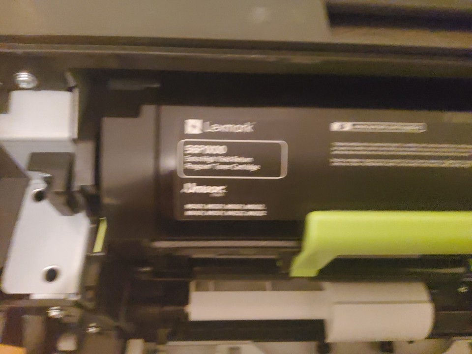 Lexmark MS621dn with 64K page count. Toner is 75% OEM 56F1X00 extra ...