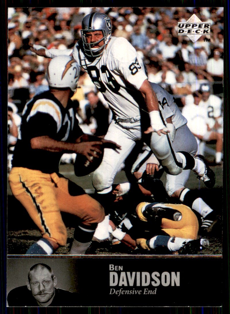 1997 Upper Deck Legends Ben Davidson Oakland Raiders #96 | eBay