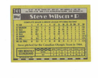 Steve Wilson Cubs Pitcher 741 Topps 1990 Baseball Card | eBay