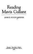 Reading Mavis Gallant by Janice Kulyk Keefer (1989, Trade Paperback ...