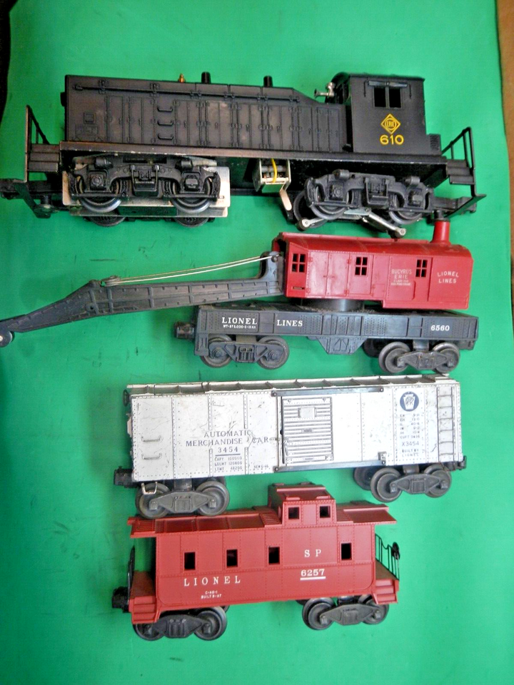 LIONEL 610 ERIE NW2 SWITCHER & CARS | eBay