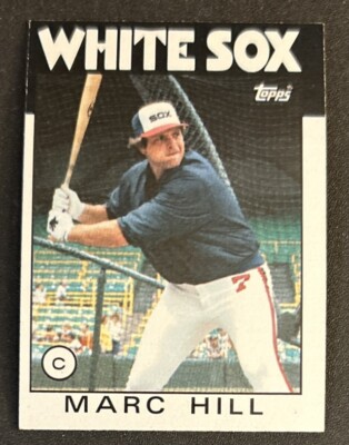 1986 Topps Marc Hill Baseball Card #552 White Sox Pitcher VG O/C | eBay