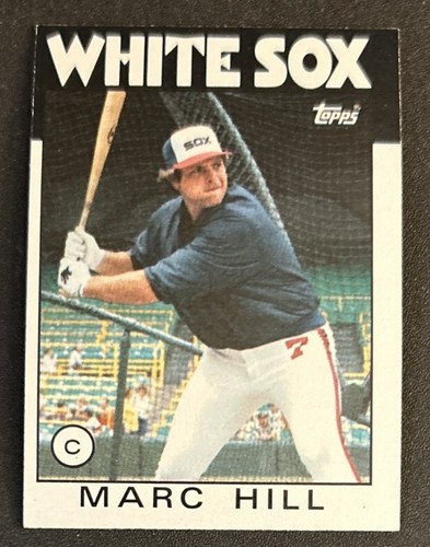1986 Topps Marc Hill Baseball Card #552 White Sox Pitcher VG O/C | eBay