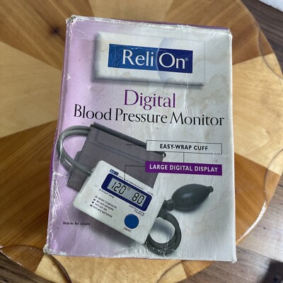 Reli On Blood Pressure Monitor 412CREL Bundled Items Tested Working. B5 ...
