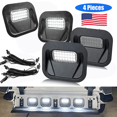4x FOR 2019-2025 GMC Sierra Genuine GM MultiPro Tailgate Step Light Kit ...