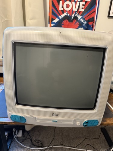 Apple iMac G3/333 Bondi Blue w/Keyboard & Mouse OS 9.2 | eBay