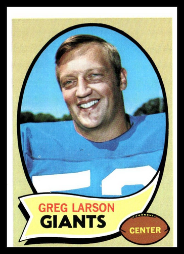 1970 Greg Larson Topps Football #174 EX-MT *NICE* SET BREAK | eBay