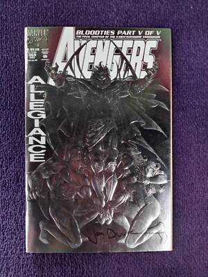 Avengers #369 SIGNED by Jan Duursema 🔥 Bloodties Part V (Marvel Comics ...