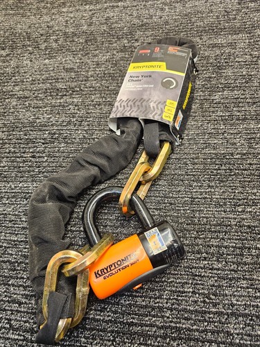 Kryptonite New York Chain 1210 and Evolution Disc Lock Keyed 12mm x ...