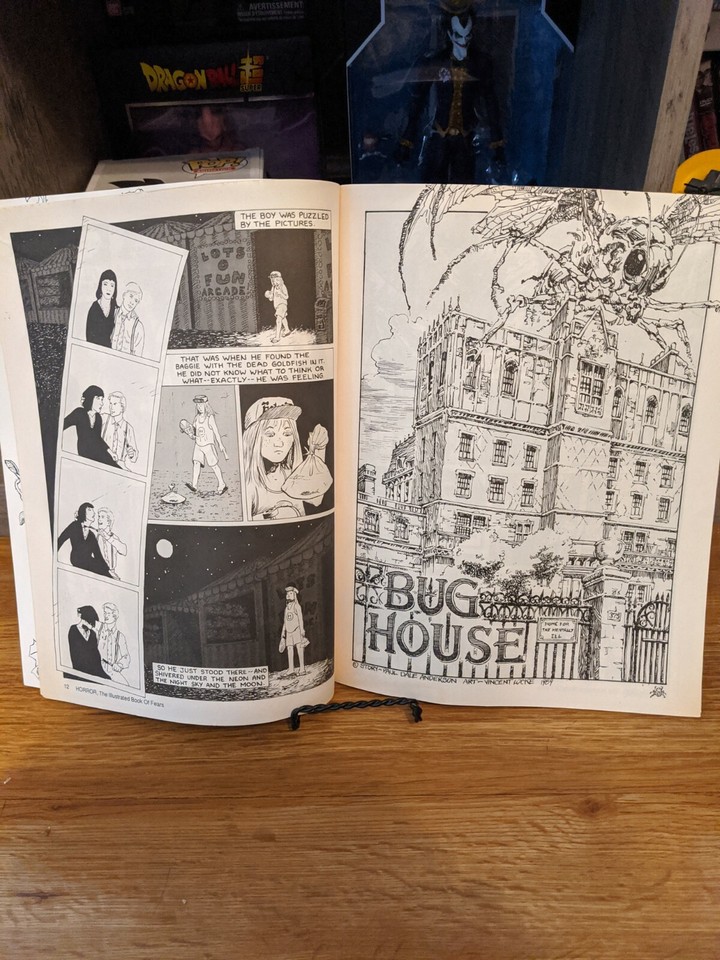 HORROR: THE ILLUSTRATED BOOK OF FEARS MAGAZINE FALL 1990 PREMIERE ISSUE ...