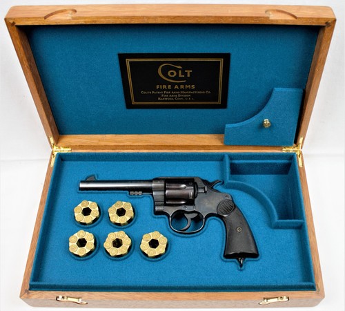 REVOLVER PRESENTATION CUSTOM DISPLAY CASE BOX for COLT NEW SERVICE ...