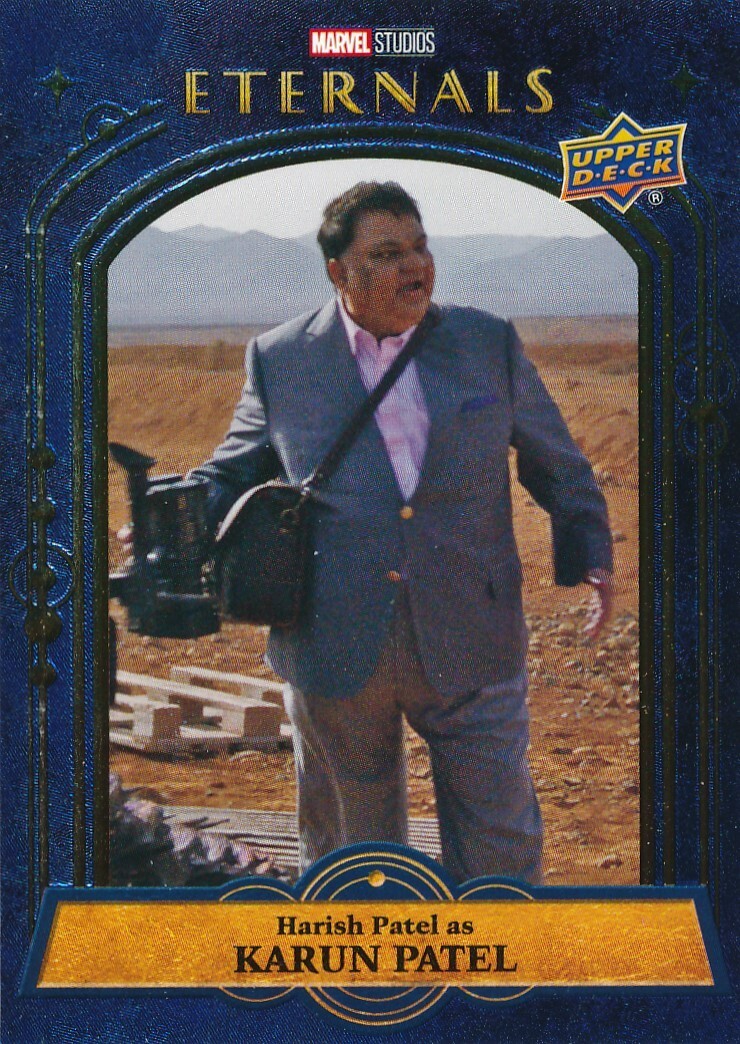 #98 HARISH PATEL AS KARUN PATEL 2023 Upper Deck Marvel Eternals ...