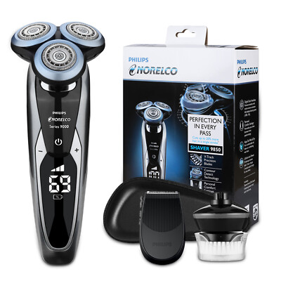 Philips Men's Electric Shaver 9850 S9733 Digital Display,Wet&Dry,UP ...