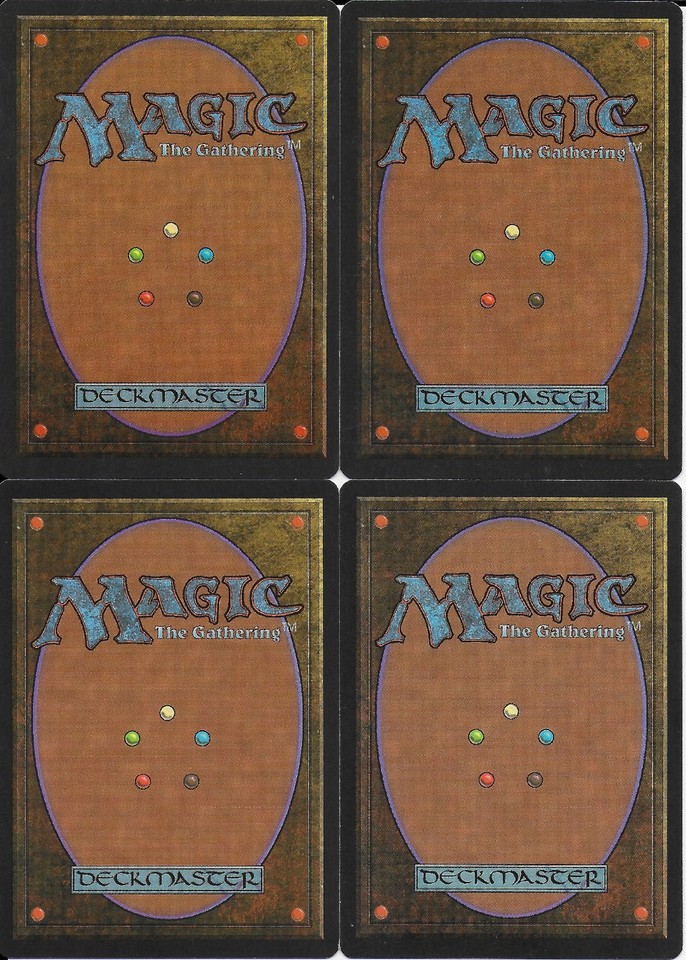 MTG: CASTING OF BONES dual art Alliances COMMON; played, Excellent ...