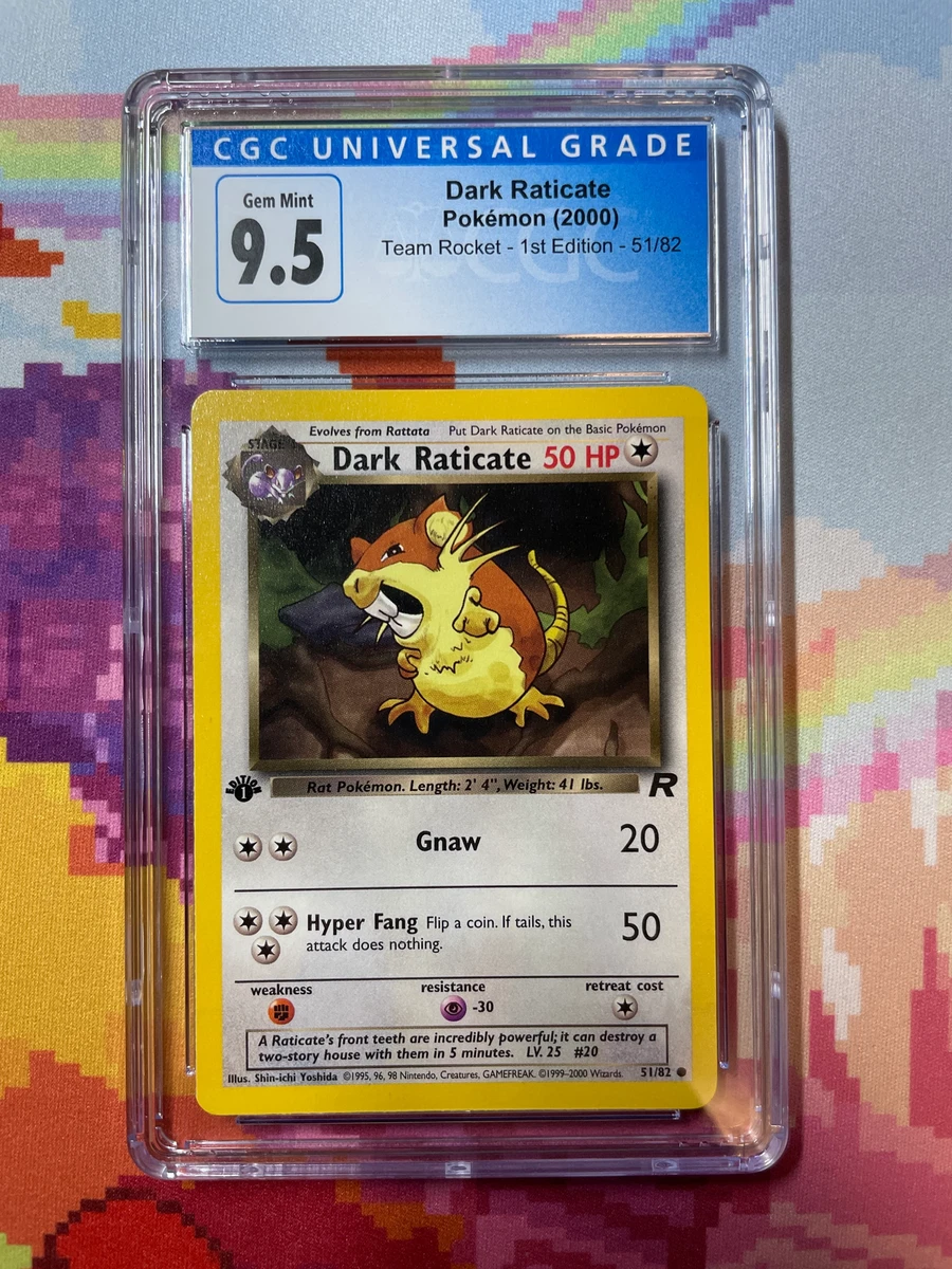 Pokemon Dark Raticate CGC 9 - organiclifehub.com