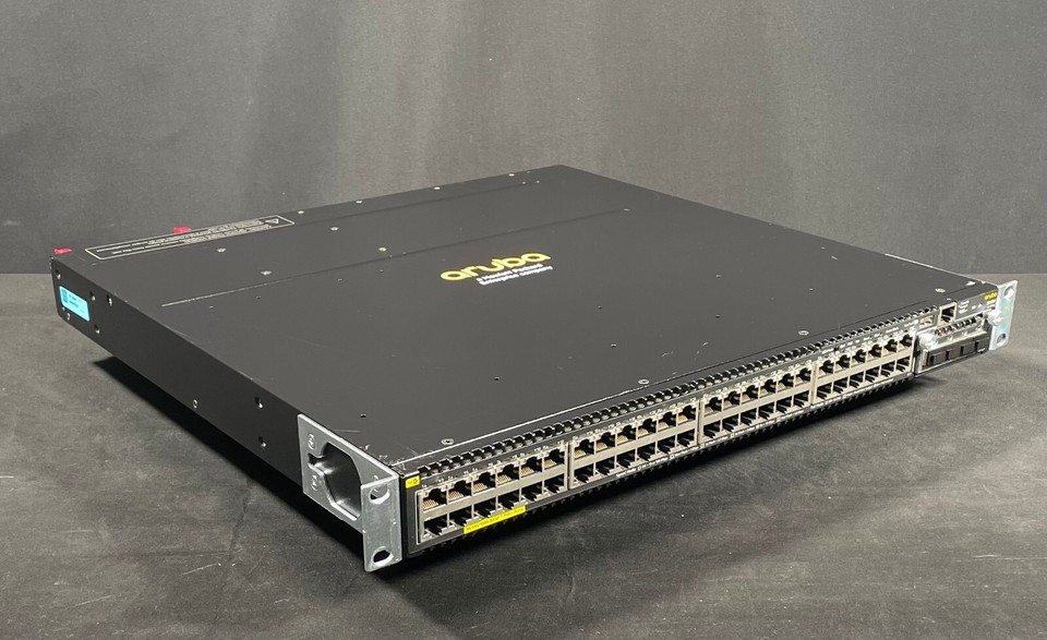 HPE Aruba 3810M JL074A 48G PoE Bundle Switch- 2x JL087A PSU+ 1x JL083A ...