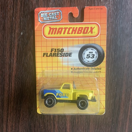 Matchbox 1986 Ford F-150 Flareside Die Cast Pickup Truck Sealed Brand ...