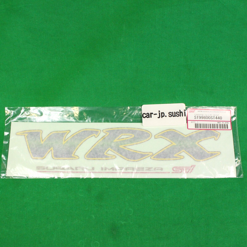 SUBARU Genuine Impreza WRX STI GC8 Rear Trunk RED? Decal Sticker ...