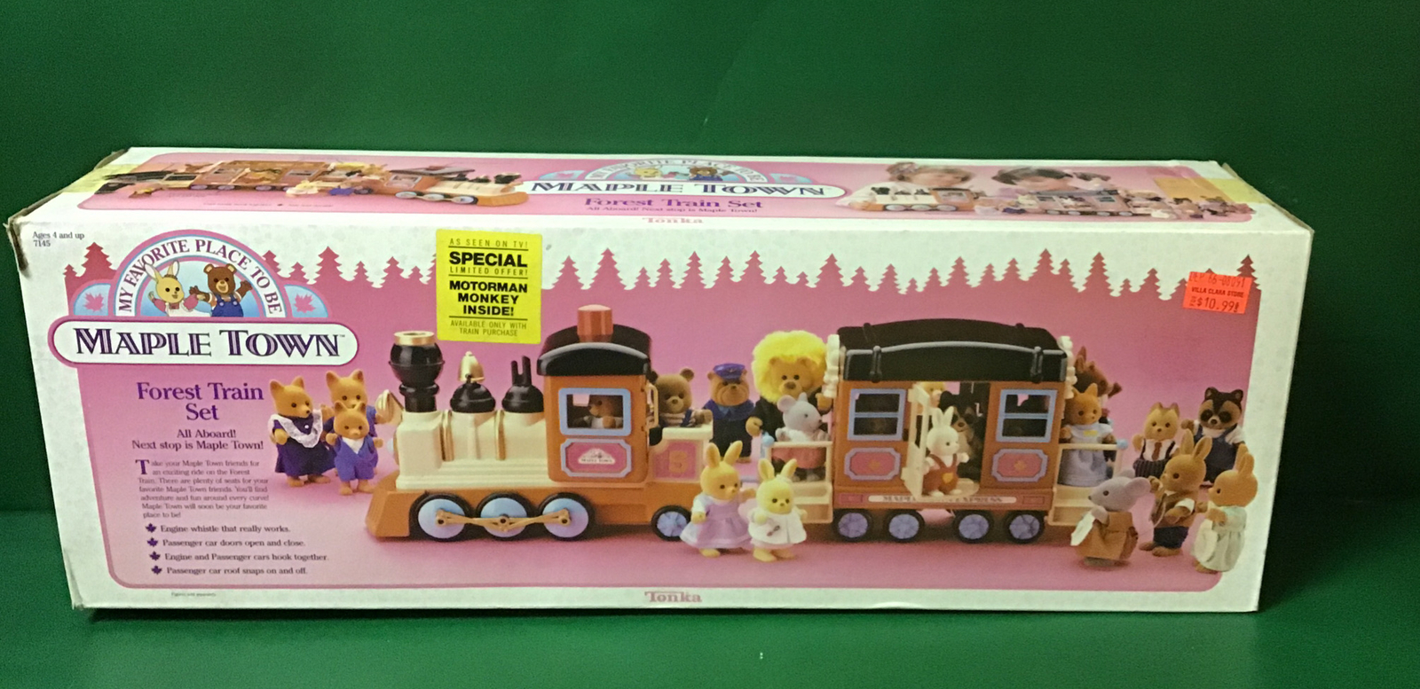 1987 MAPLE TOWN “FOREST TRAIN SET” NIB BY TONKA | eBay