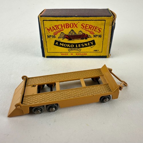 Vintage Matchbox Series No.16 A Moko Lesney Diecast Car Transporter Toy ...