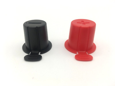 Top Post Plastic Battery Caps- One Red and One Black per set- Protects ...