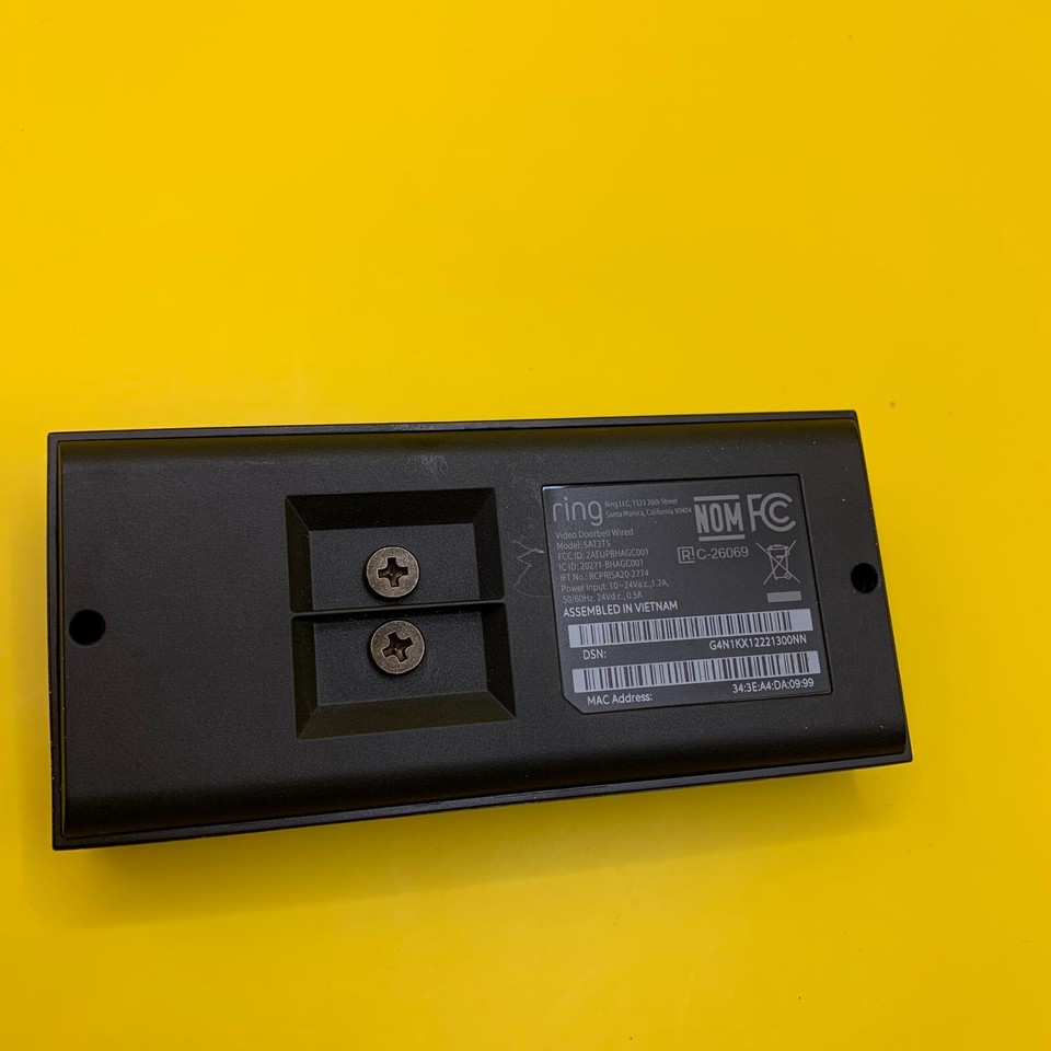 ⚡SHIPS SAME DAY⚡ Ring Video Doorbell Wired (MODEL 5AT3T5) DEVICE ONLY ...