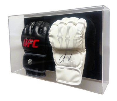 Acrylic UFC Double Glove Display Case Wall Mount UV Protectant UFC Full ...
