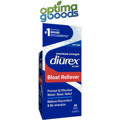 Diurex Ultra Water Pills 80ct - Relieves Bloat, Re-Energizing, Feel ...