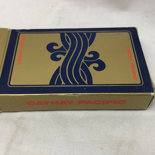 Vintage 1970's Advertising Cathay Pacific Airlines Playing Cards ...