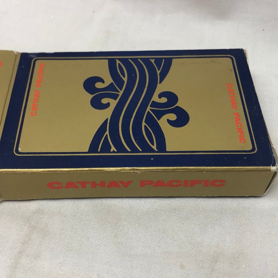 Vintage 1970's Advertising Cathay Pacific Airlines Playing Cards ...