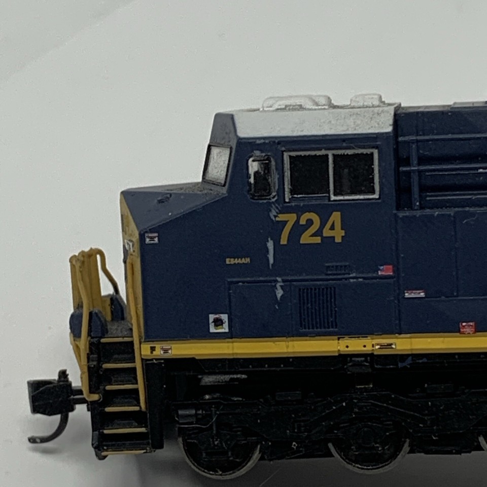 Unknown Brand N Scale CSX "Gevo" Diesel Locomotive #754 Untested | eBay