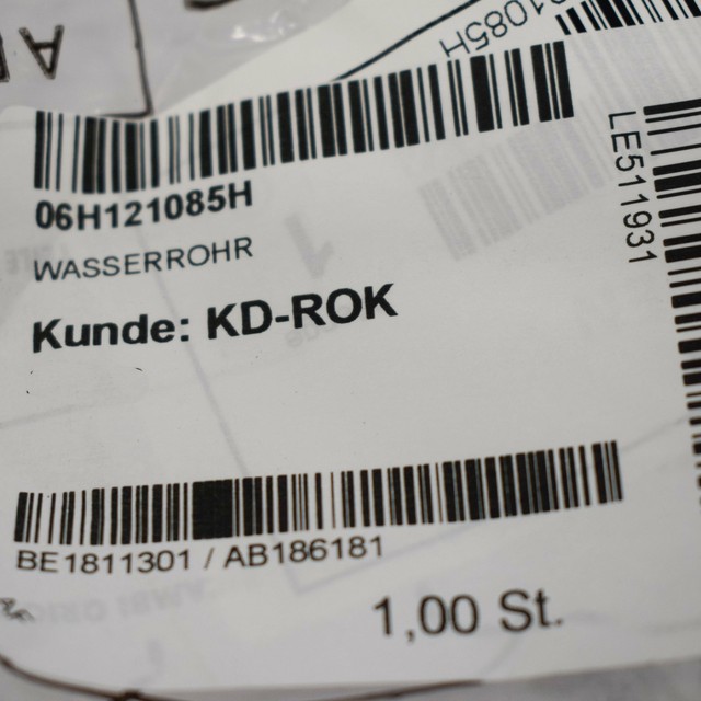 OEM Audi A4 8k Coolant Pipe Hose 06H121085H Genuine for sale online | eBay