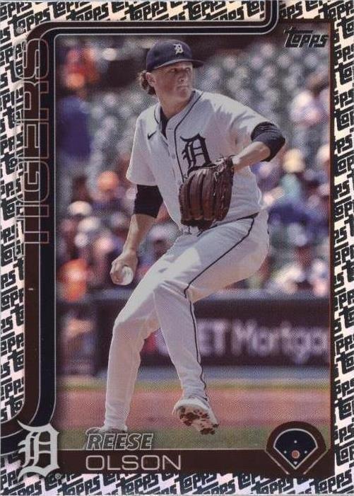 2025 Topps Series 1 - Reese Olson #224 Topps Foil Pattern for sale ...