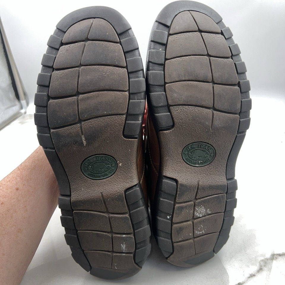 HS Trask Boots Men’s Sz 9M Brown Leather Lace Ups Chukka Brazil | eBay