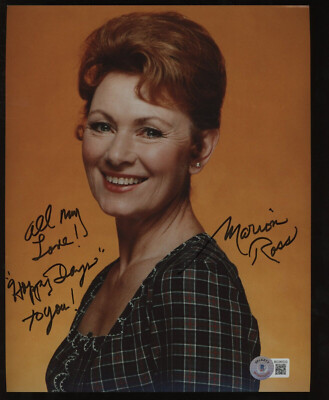 Marion Ross "Happy Days" 8x10 Autographed Photograph...Beckett ...