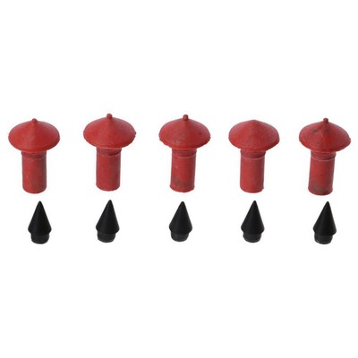 180pcs Red Mushroom Insert Plugs Insert Plugs Kits for Motorcycle Tires ...