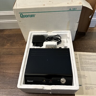 Quorum Security System A-160 Monitor Complete | eBay