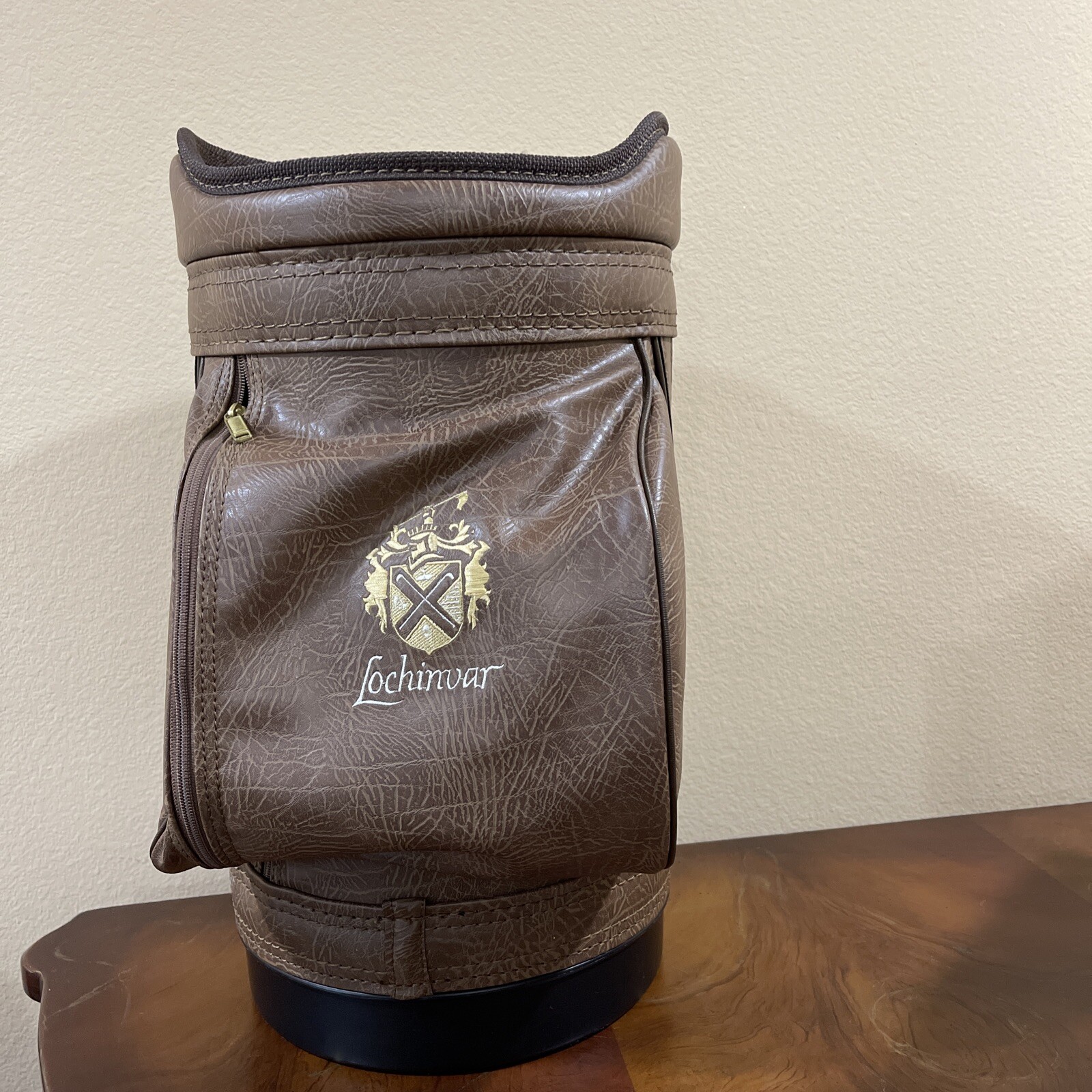 Burton Miniature Lochinvar Golf Bag Den Caddy 20" Tall Office Trash Can ...