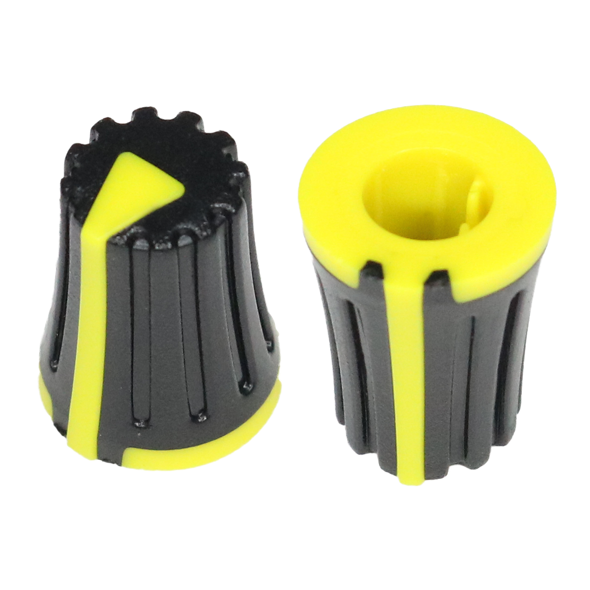 Dshaft 5 Colours Triangle Indicator Plastic Mixer Knobs - Tapered Volume Control | eBay