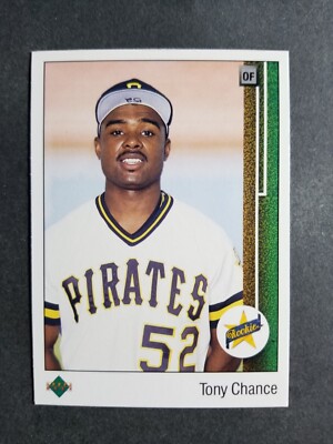 1989 Upper Deck rookie TONY CHANCE card # 3 [C9] | eBay