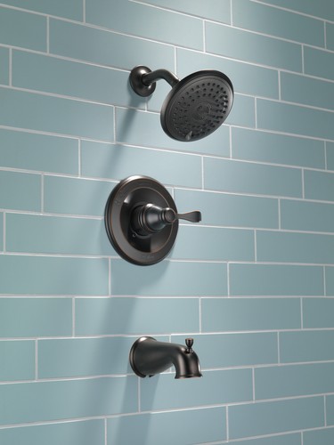 Delta Porter Tub & Shower Trim with Valve in ORB -Certified Refurbished ...